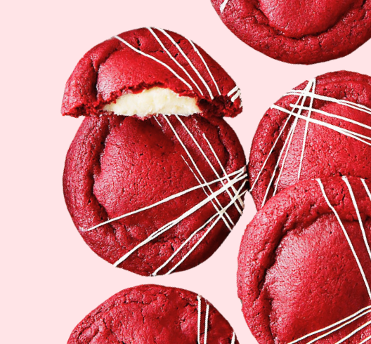 Red Velvet Cheesecake Stuffed Cookies | Kassi’s Cookies